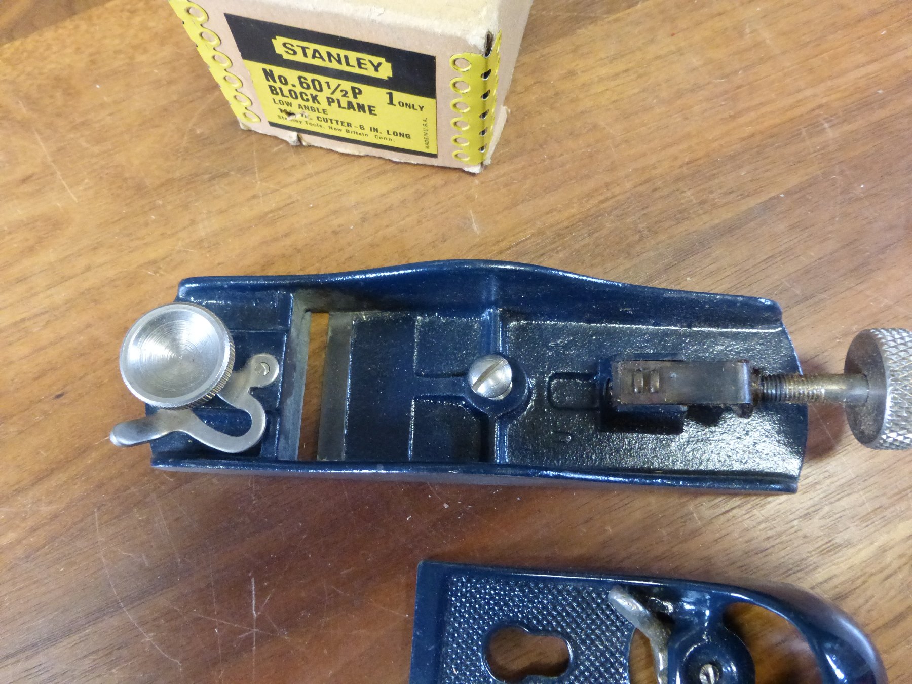 Vintage Stanley no 60 1/2 P Low Angle Block Plane with Original Box USA ... Vintage Stanley no 60 1/2 P Low Angle Block Plane with Original Box USA ...